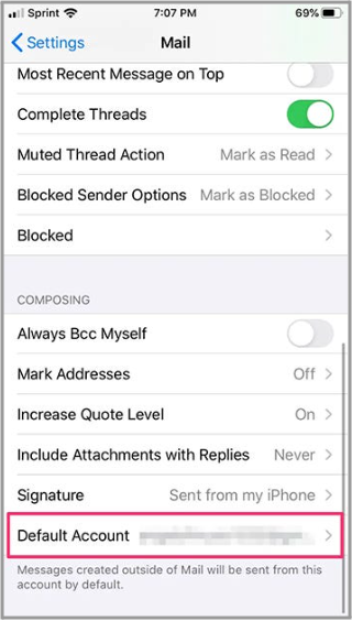 Configuring the Default Email Address for Your Device and the Mortgage ...
